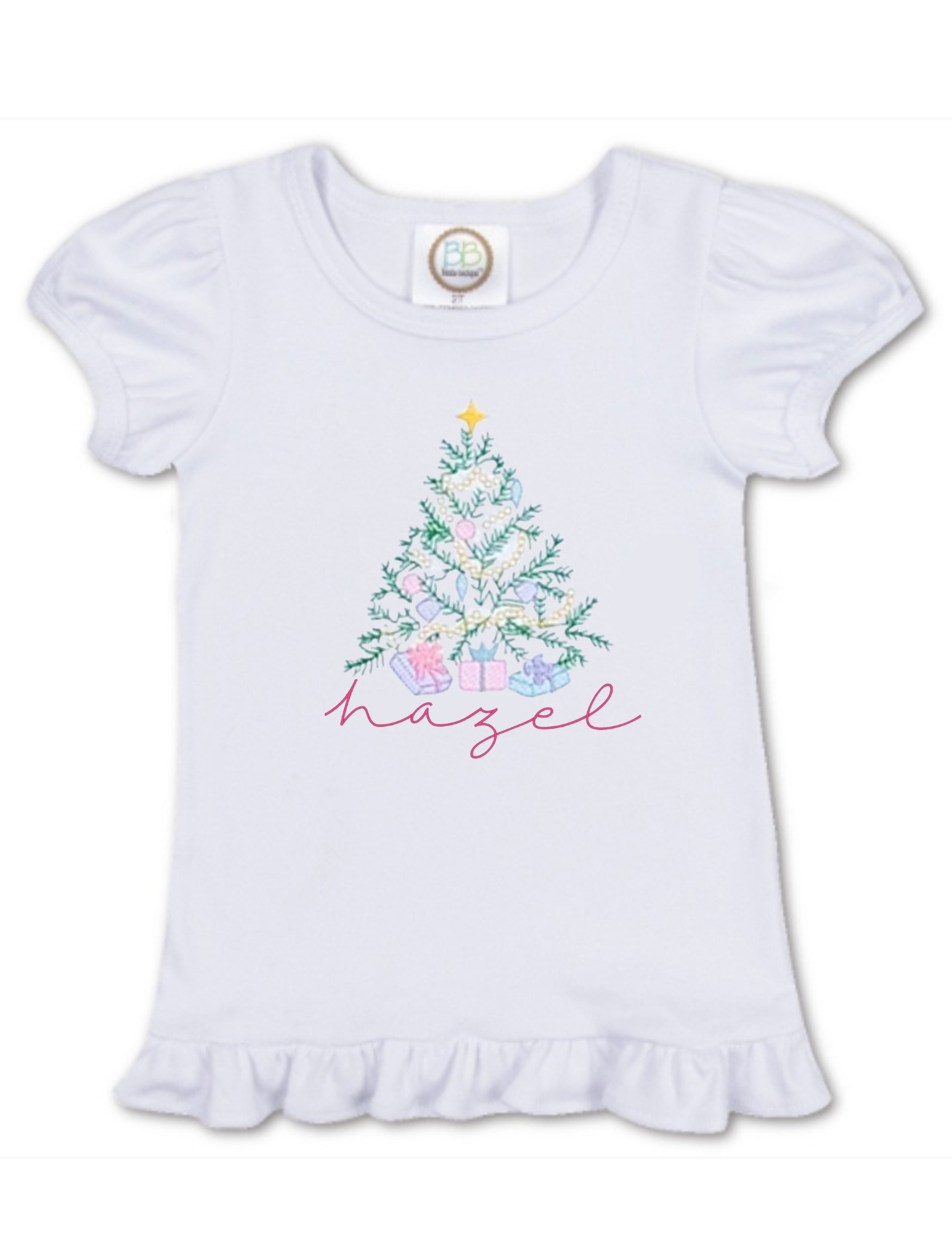 Perfect Christmas Tree Embroidery | MUDBUGSBTQ