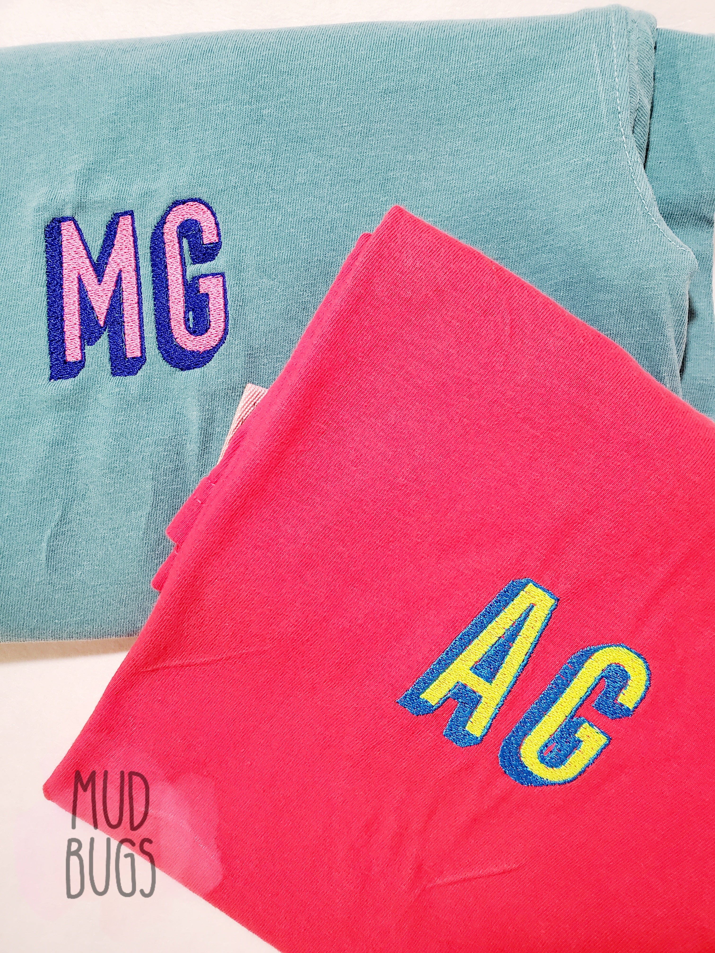 Block Monogram Shirt – MUDBUGSBTQ