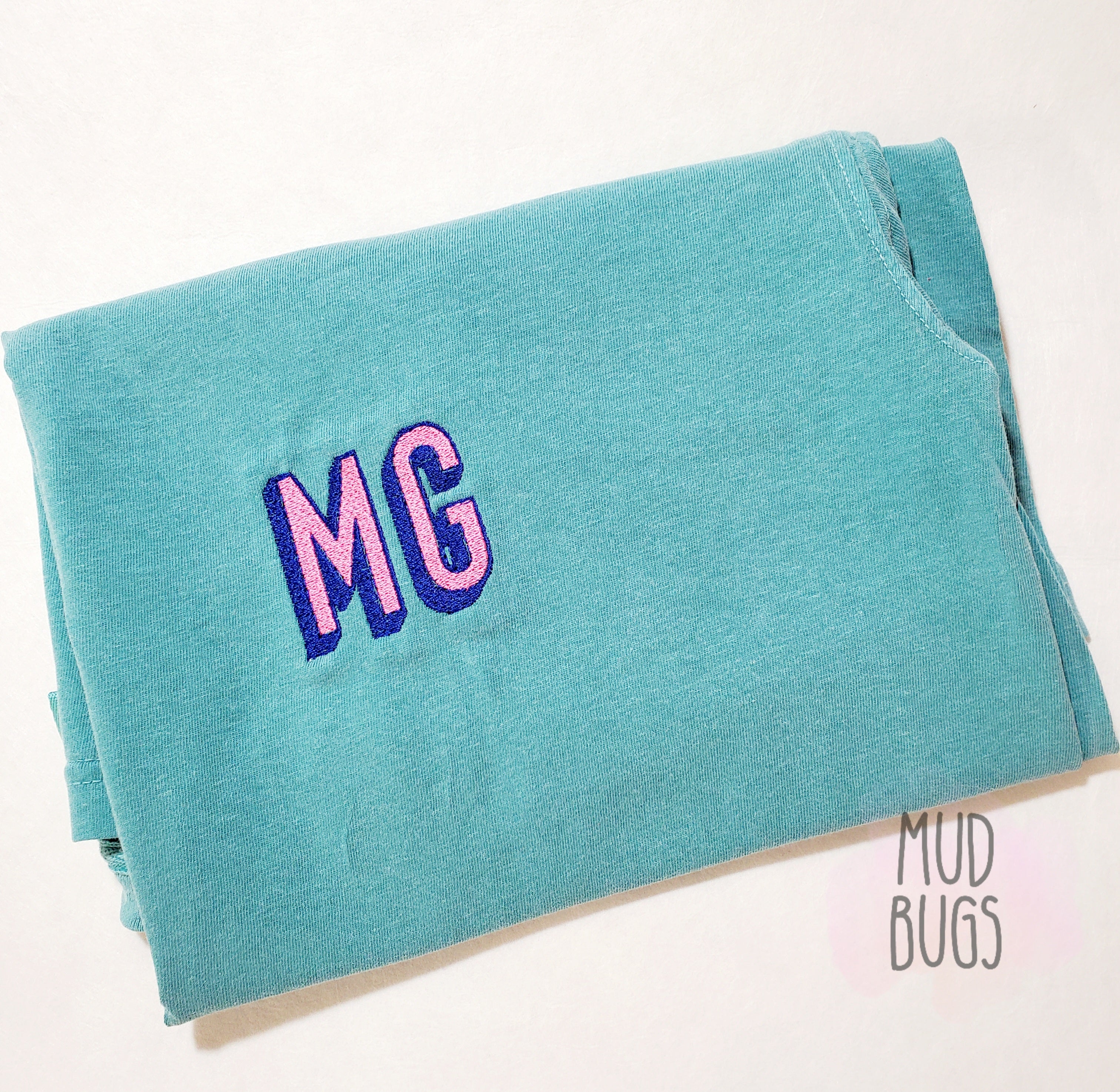 Block Monogram Shirt – MUDBUGSBTQ